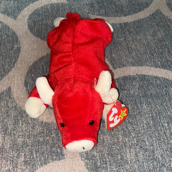 Ty | Toys | Rare Retired Red Bull Snort Beanie Baby | Poshmark